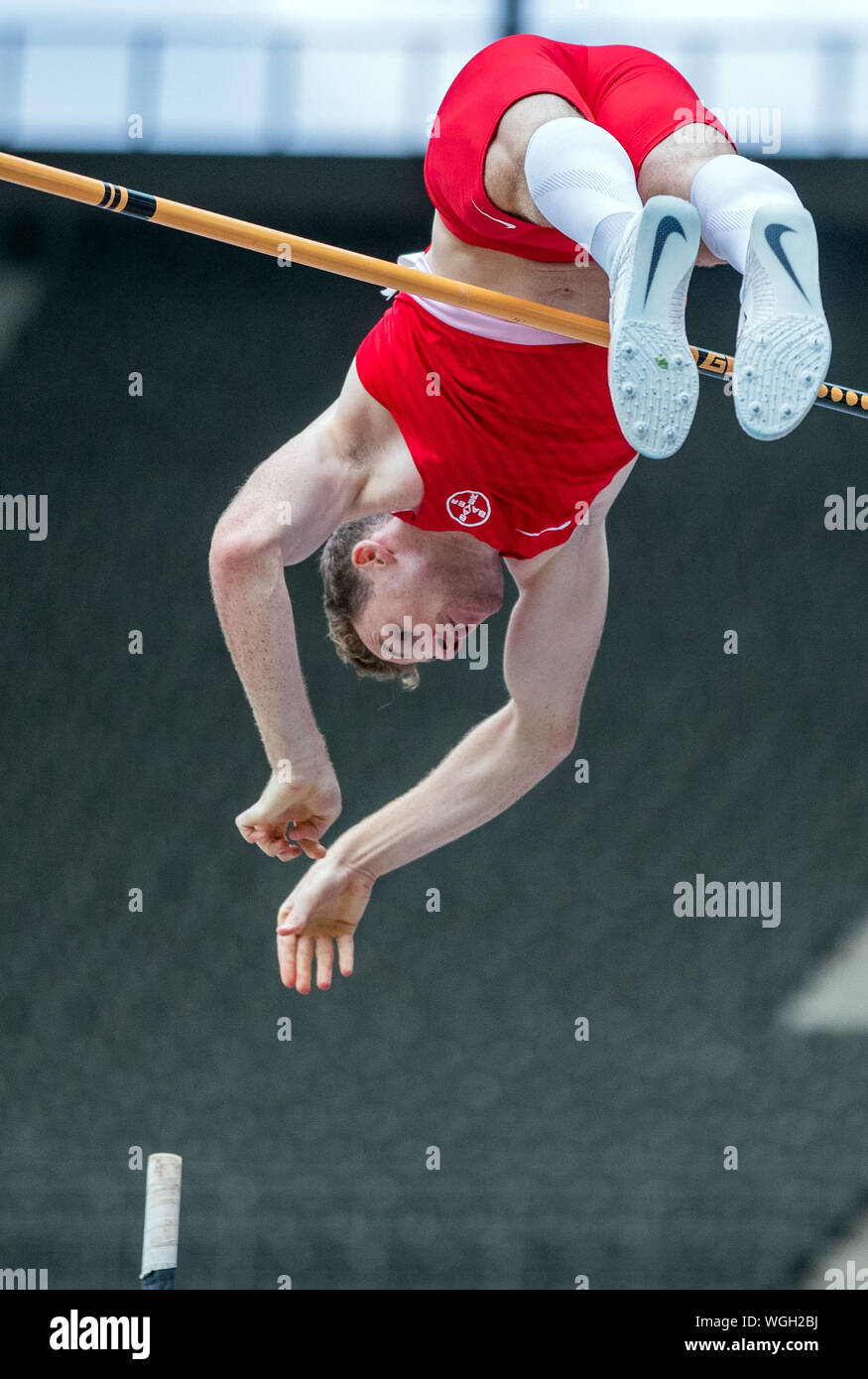 Berlin, Germany. 01st Sep, 2019. Athletics, pole vault: Meeting, ISTAF ...