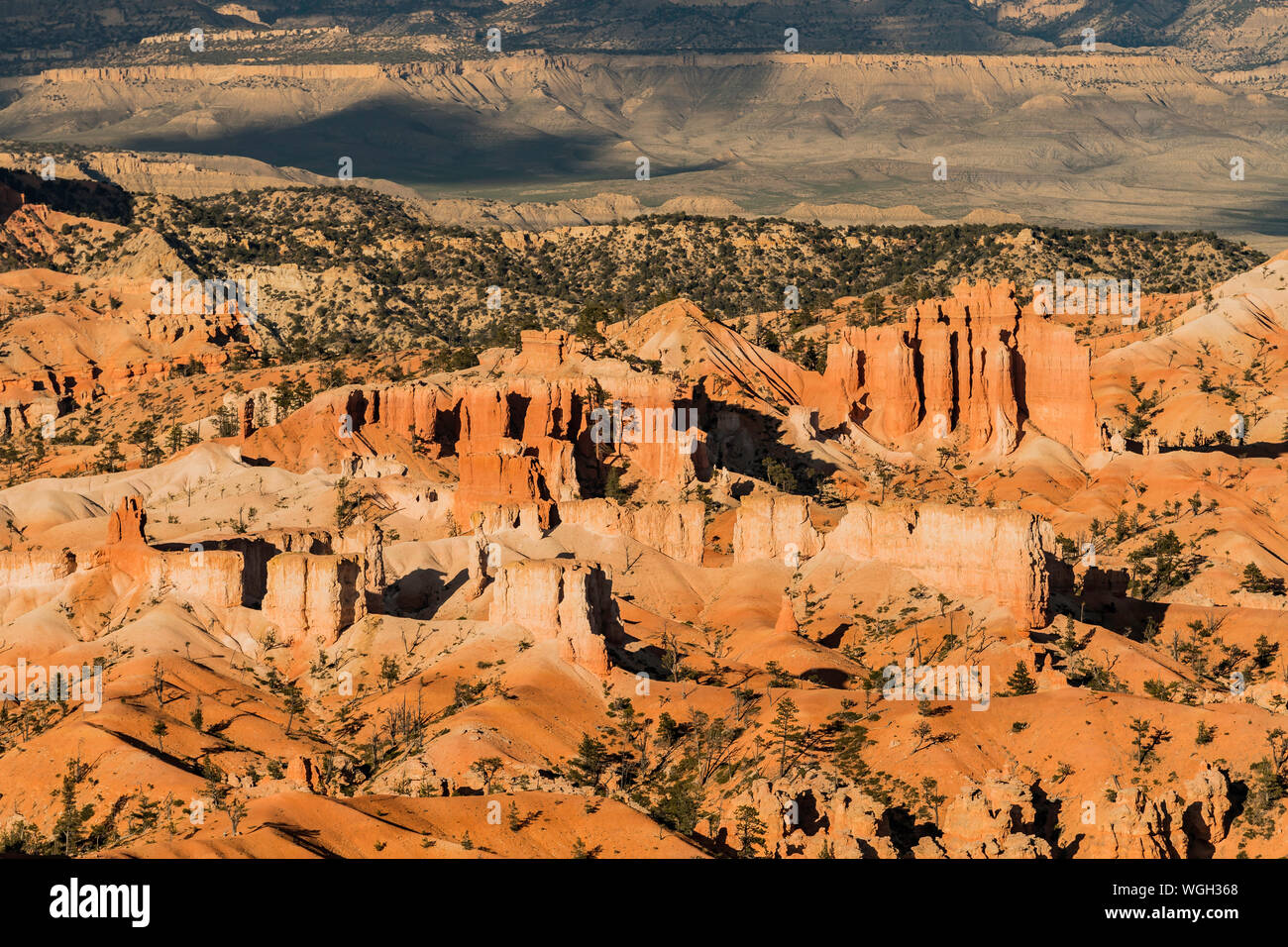 Aerial View Of A Desert Stock Photo - Alamy