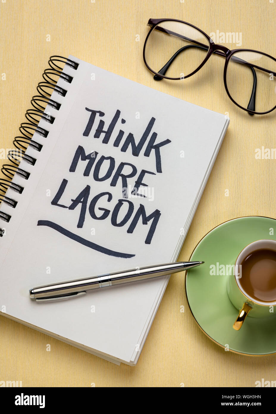 think more lagom, Swedish balanced lifestyle philosophy and concept ...
