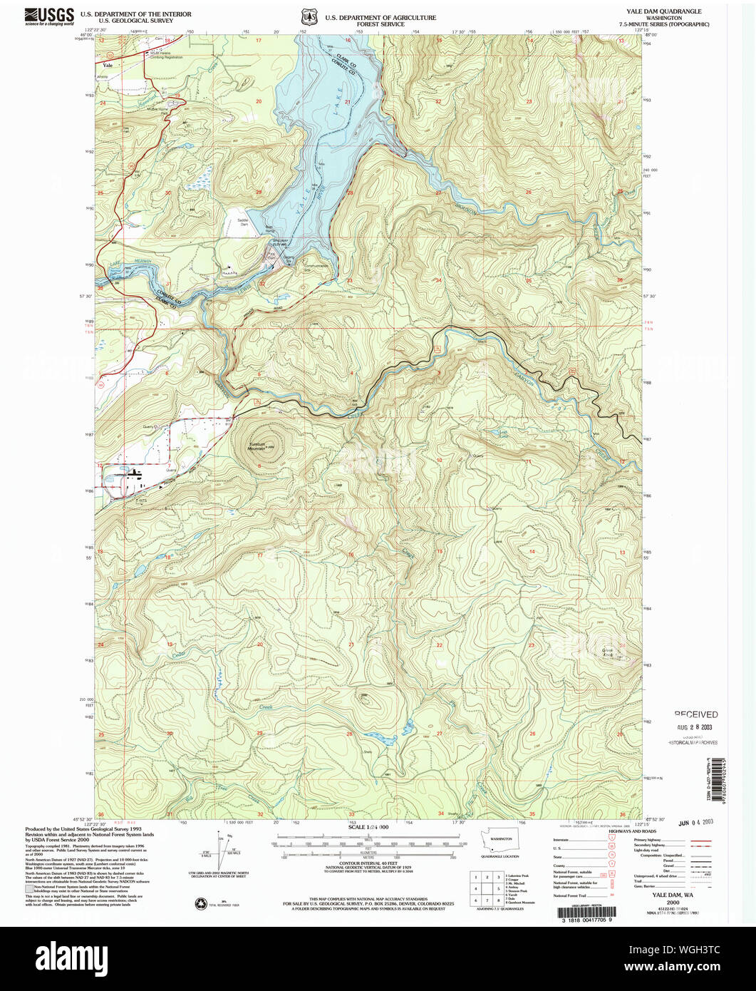 Yale dam hi-res stock photography and images - Alamy