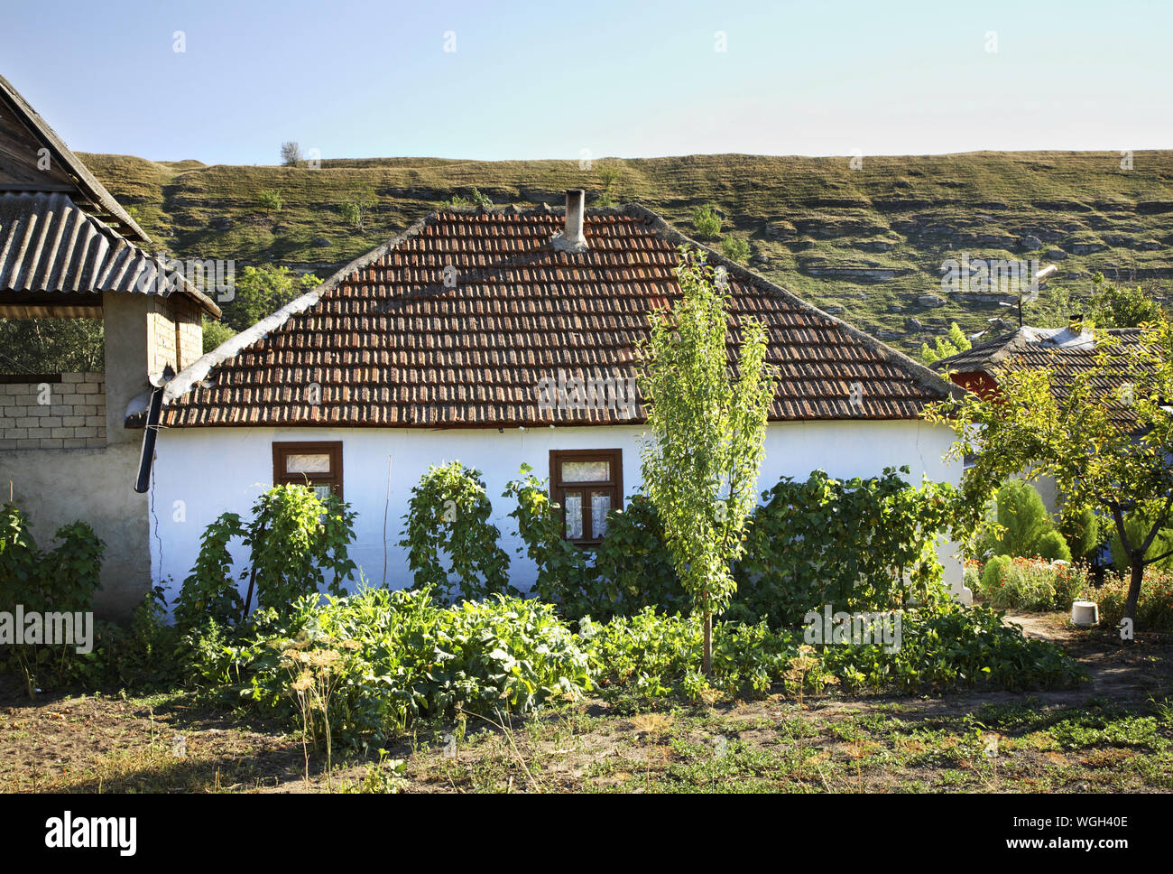 View of Trebujeni village. Moldova Stock Photo - Alamy