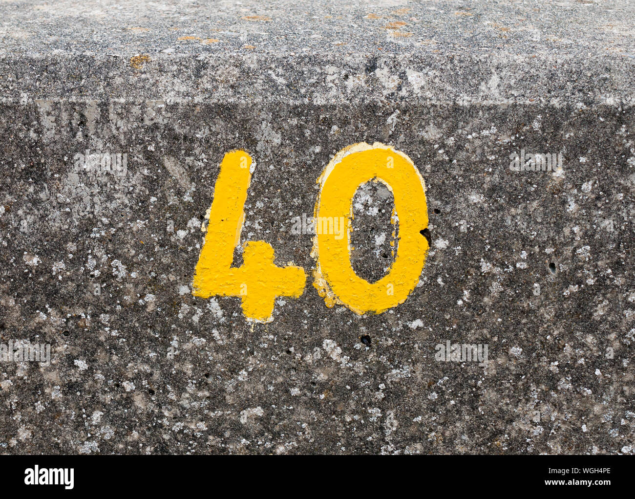 Yellow numbers hi-res stock photography and images - Alamy