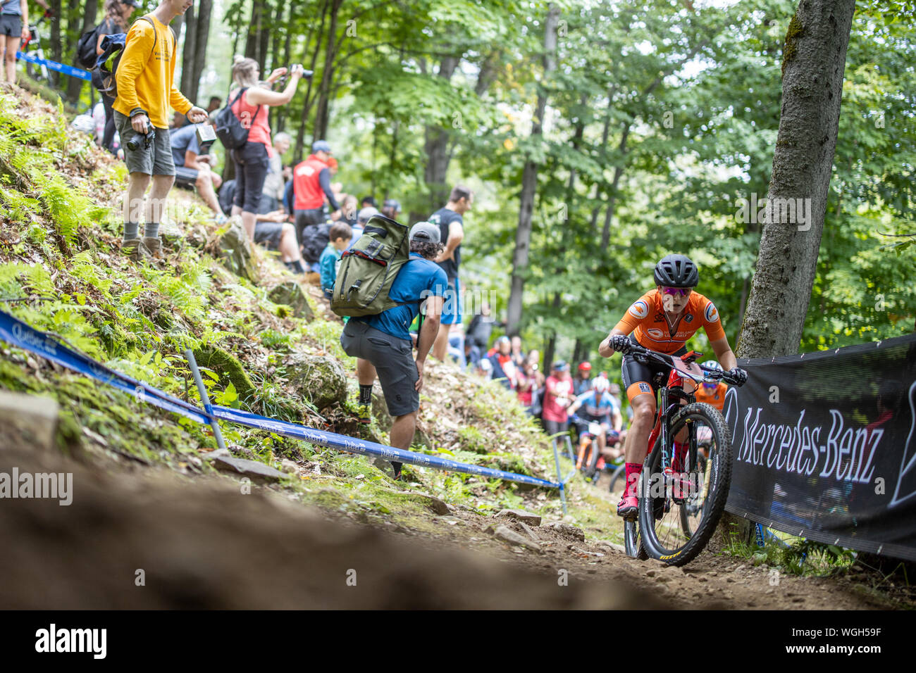 01 september 2019 Quebec, Canada MTB World Championships 01-09-2019 ...