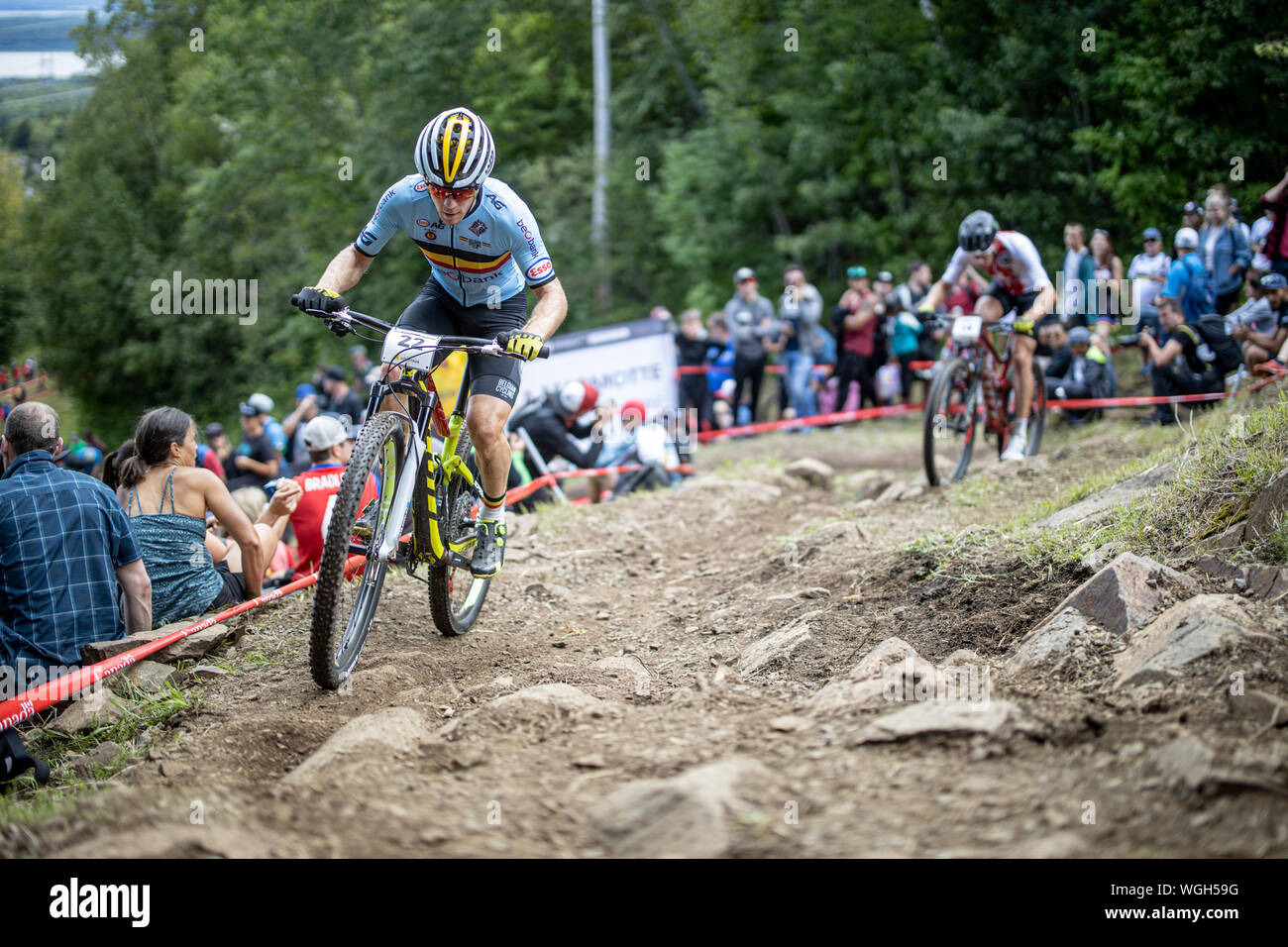 01 september 2019 Quebec, Canada MTB World Championships 01-09-2019 ...