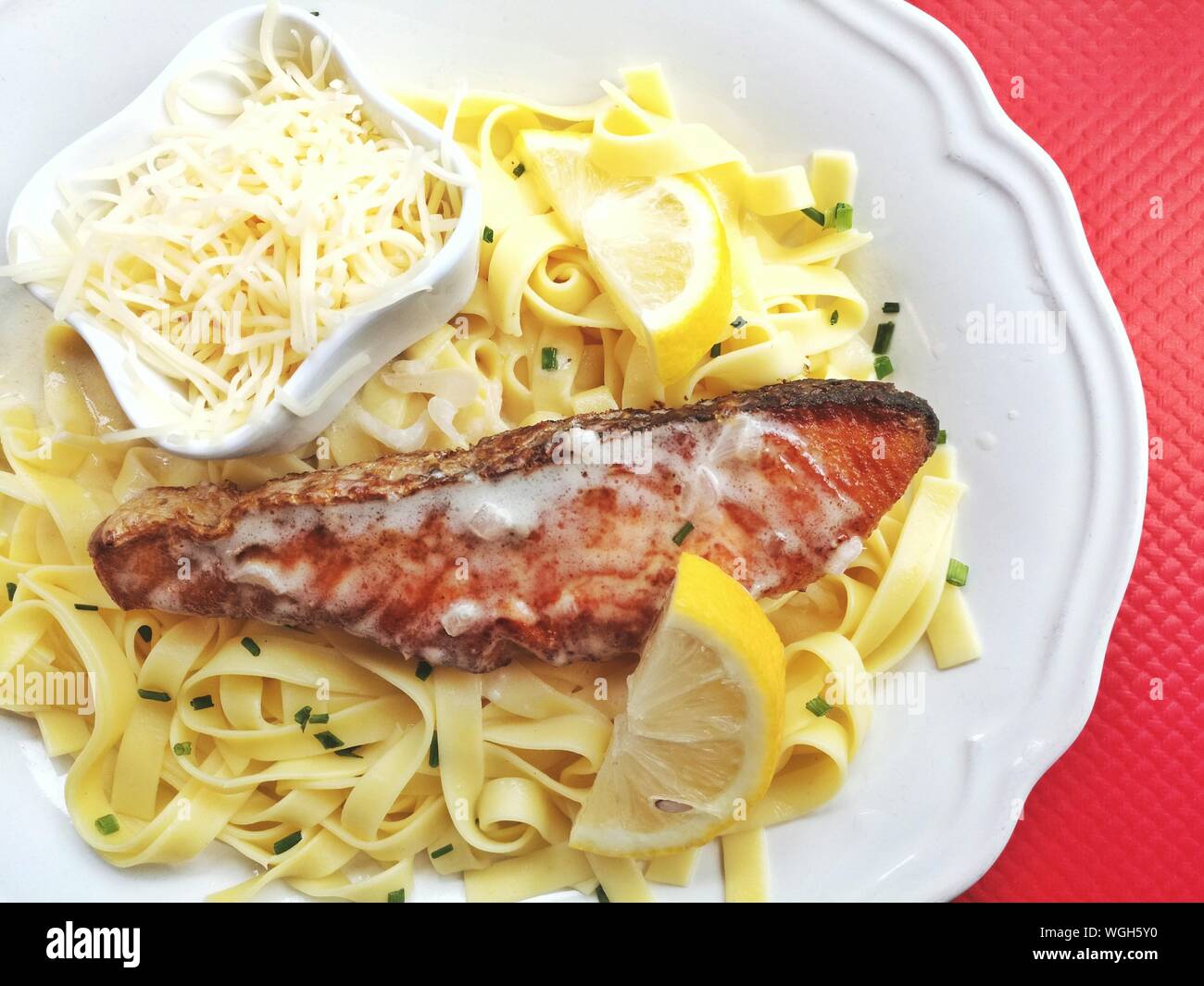 Fish and spaghetti hi-res stock photography and images - Alamy
