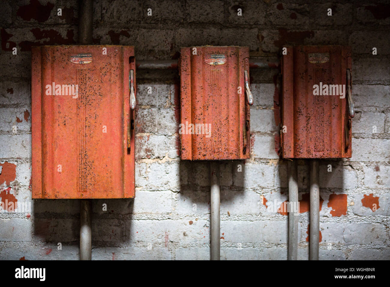 Electricity metallic box hi-res stock photography and images - Alamy