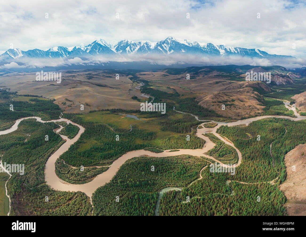 Kurai steppe mountain ridge sunset hi-res stock photography and images ...