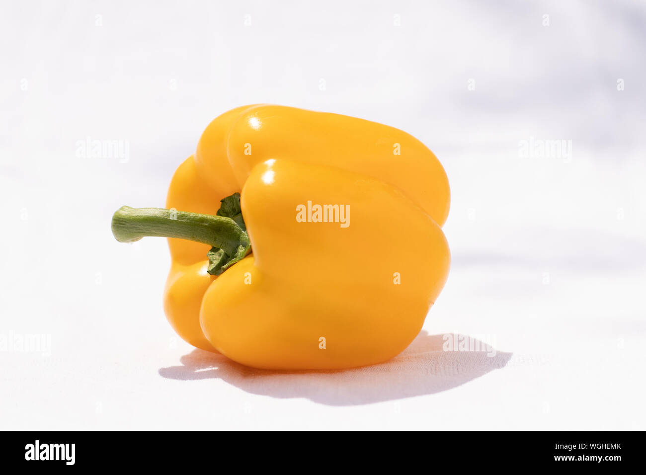 Isolated fresh yellow pepper hi-res stock photography and images - Alamy