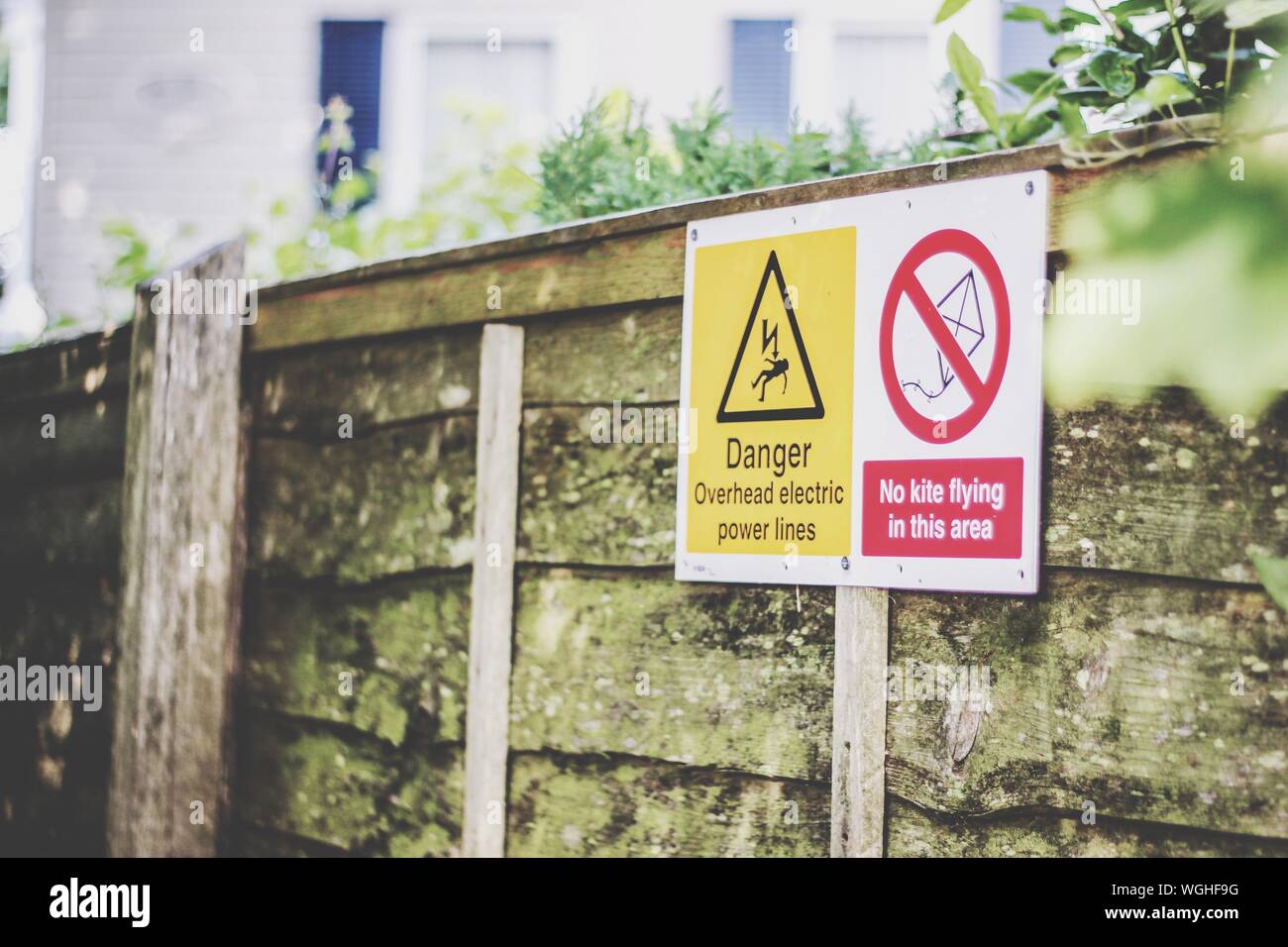 Warning Signs On Wall High Resolution Stock Photography and Images - Alamy