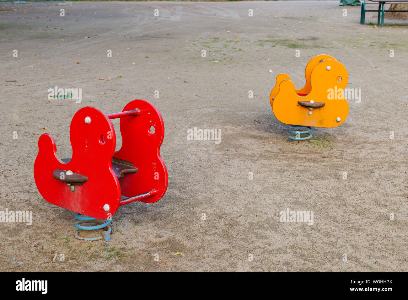 Empty playground animal hi-res stock photography and images - Alamy