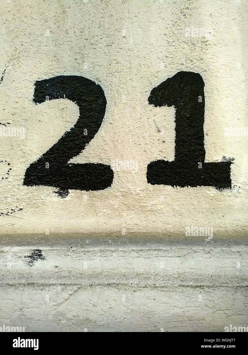 Number 21 hi-res stock photography and images - Alamy