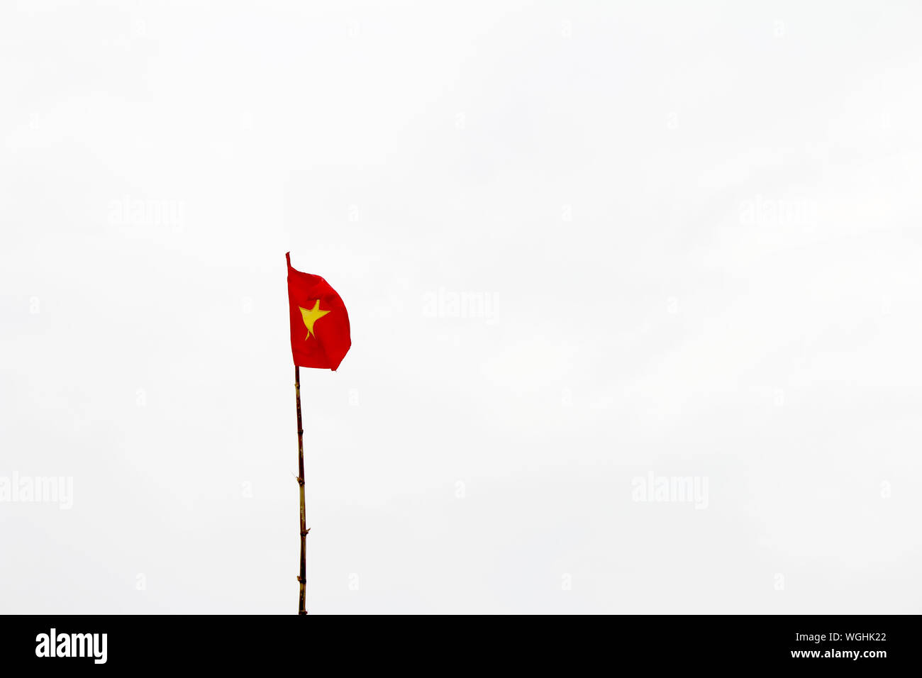 Waving red flag hi-res stock photography and images - Alamy