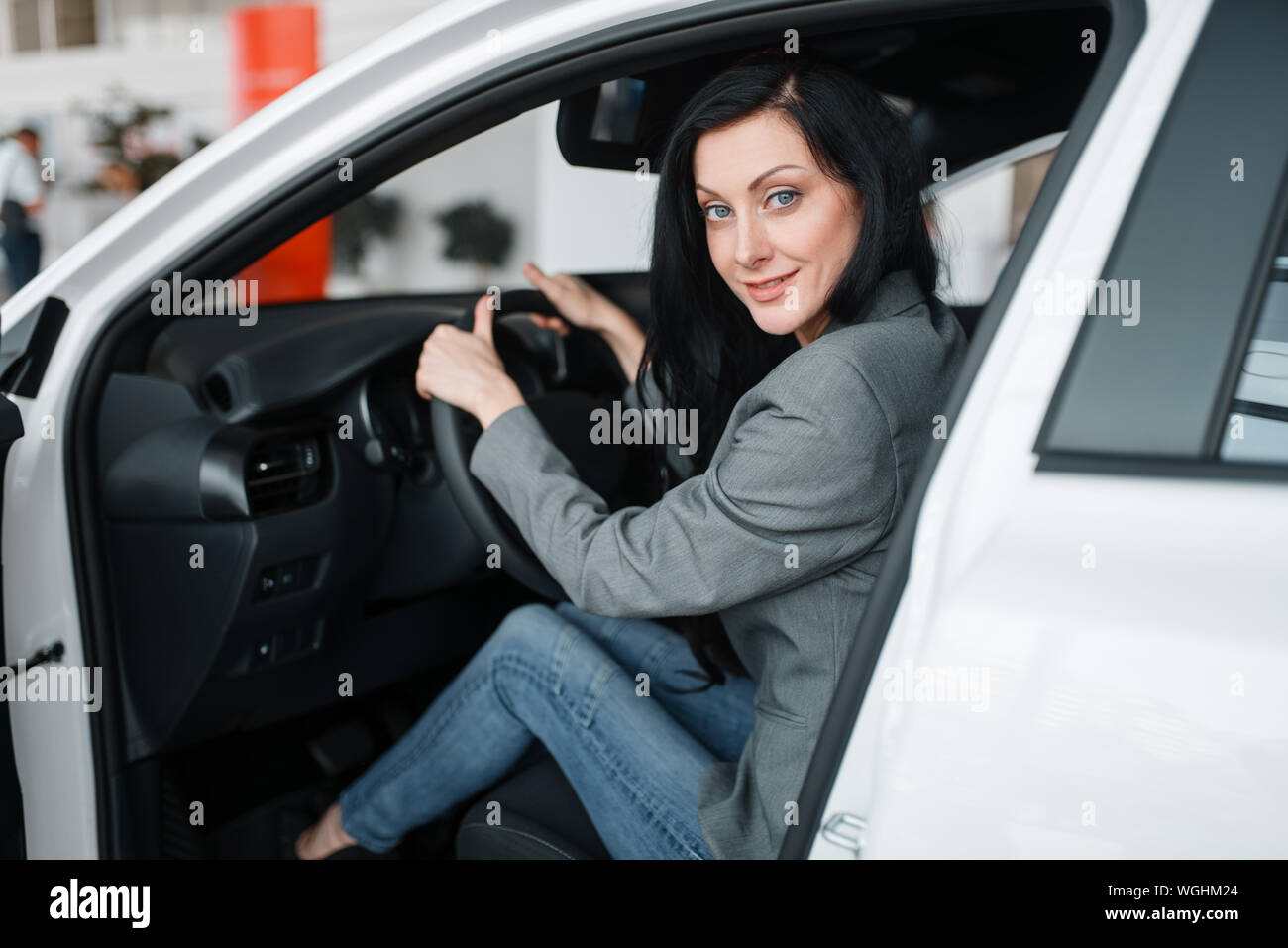 Buying new car hi-res stock photography and images - Alamy