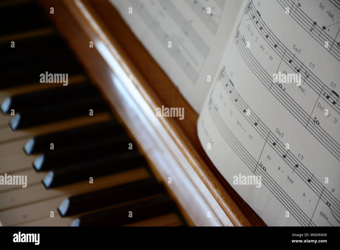 Close Up Sheet Music High Resolution Stock Photography and Images - Alamy