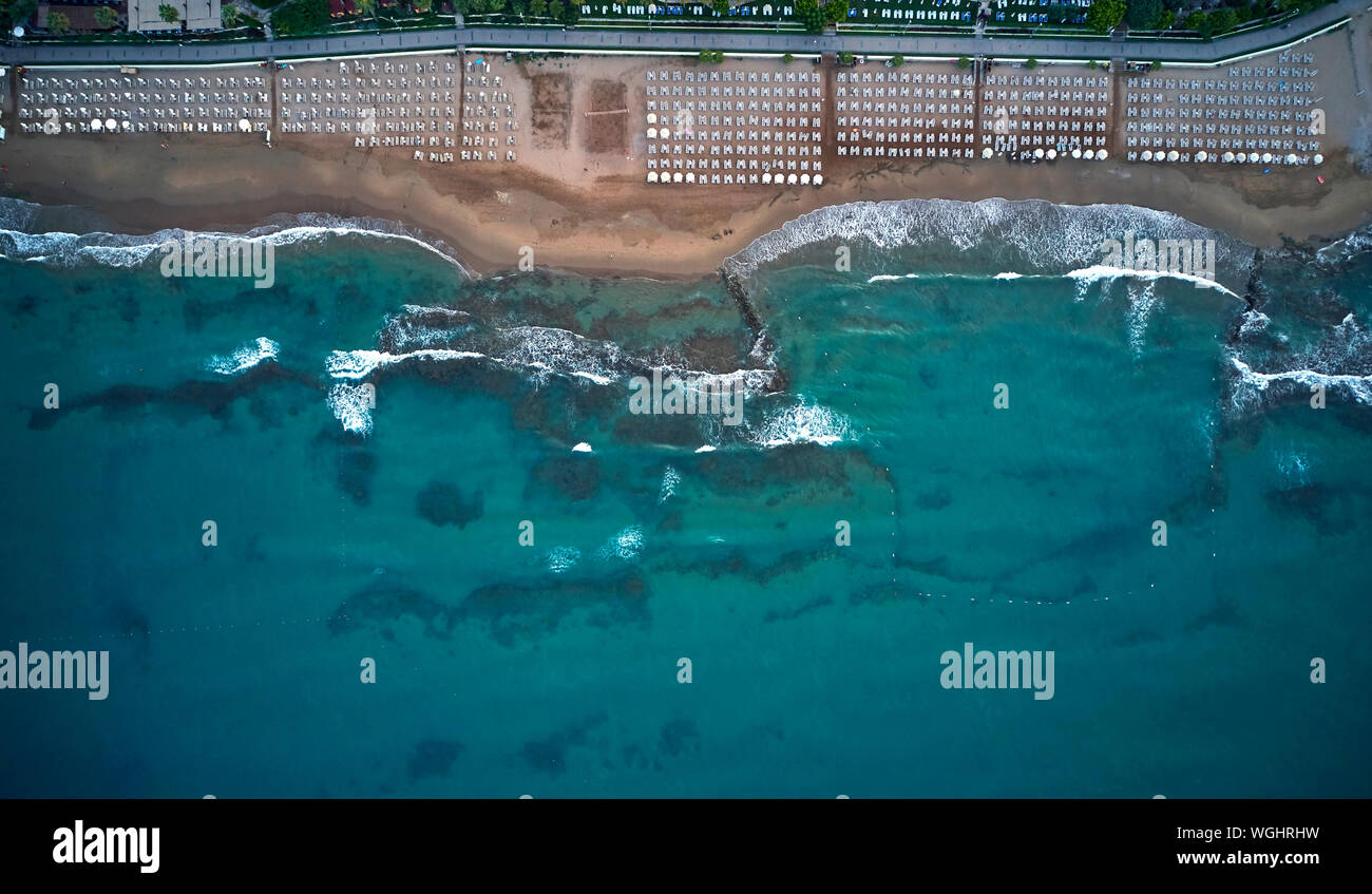 top view of the sea beach Stock Photo - Alamy