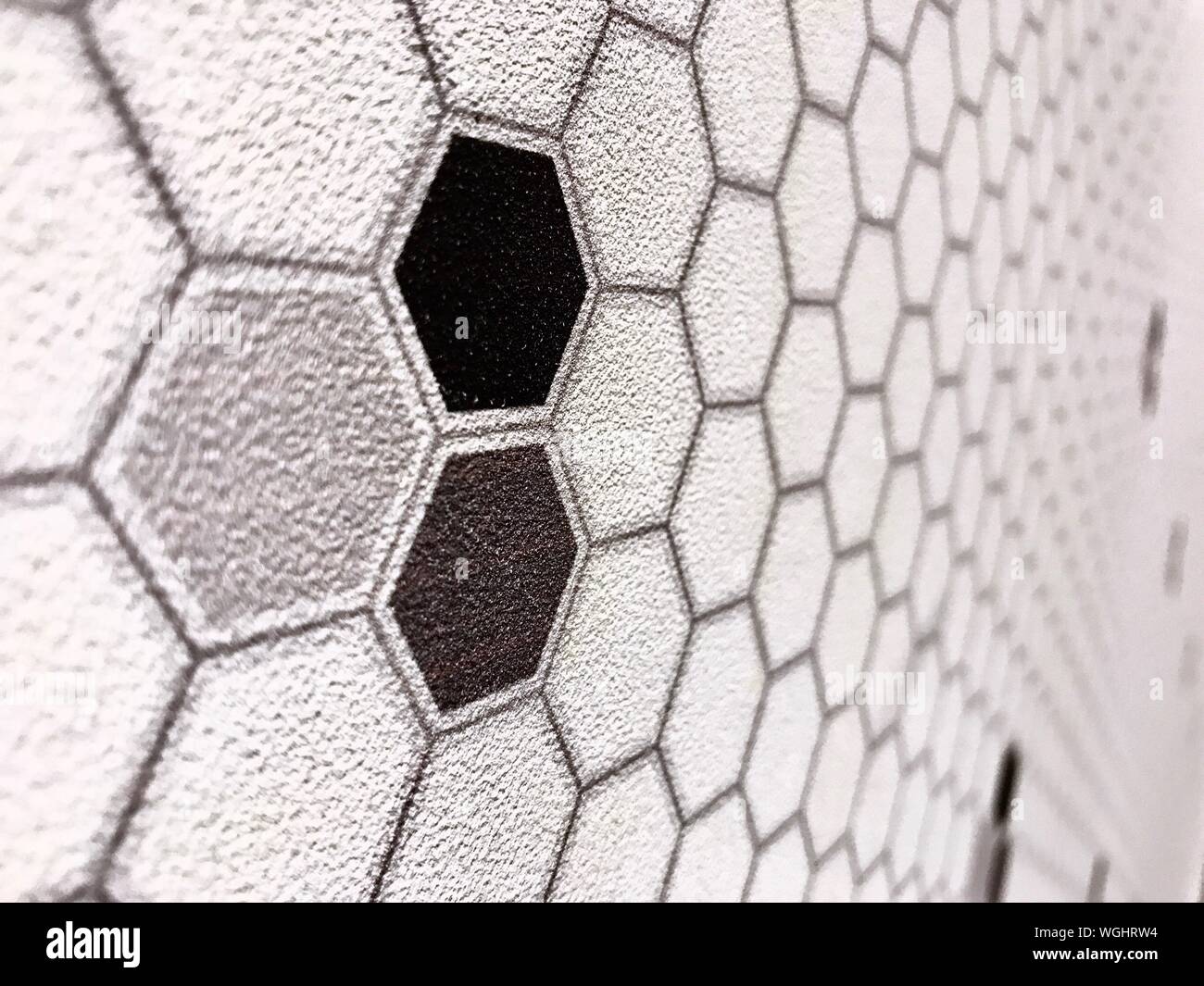 Hexagon wall pattern hi-res stock photography and images - Alamy
