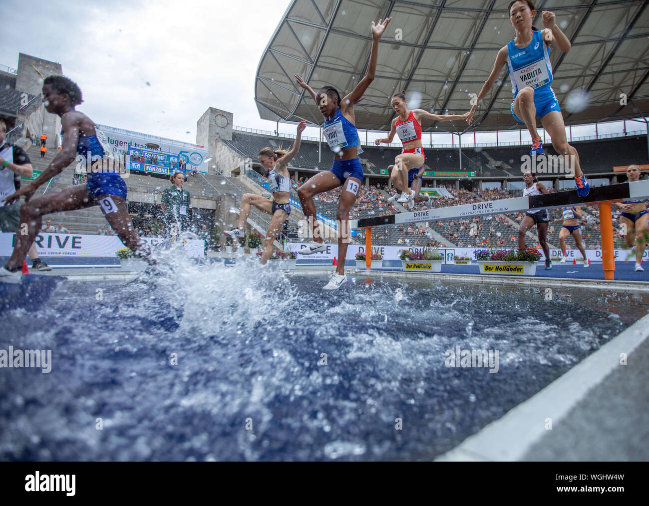 Berlin, Germany. 01st Sep, 2019. Athletics, 2000-meter obstacle ...