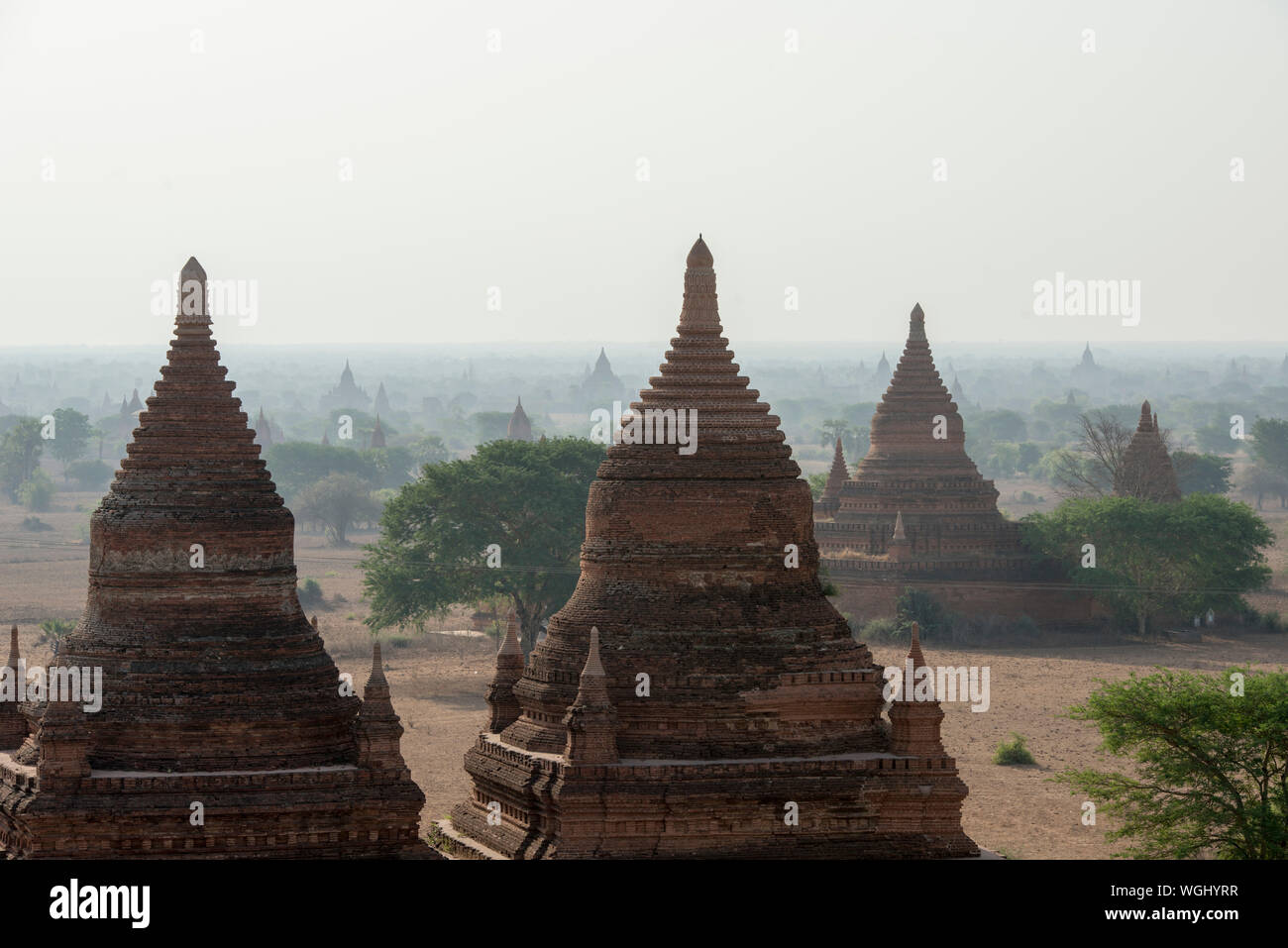 Temple perspective view hi-res stock photography and images - Alamy