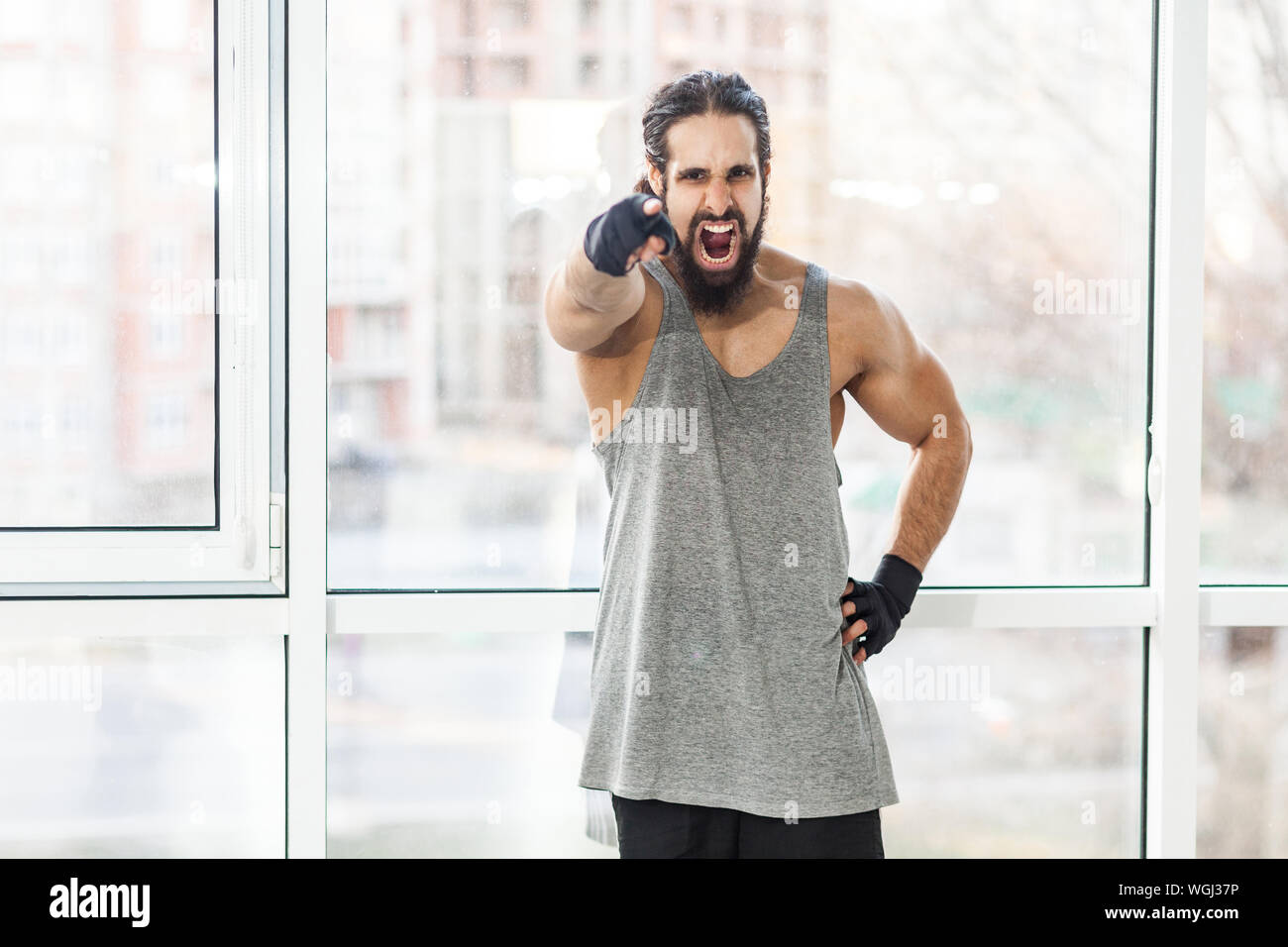 Angry bodybuilder hi-res stock photography and images - Alamy