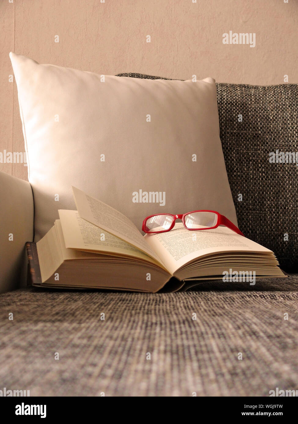 Books sofa hi-res stock photography and images - Alamy