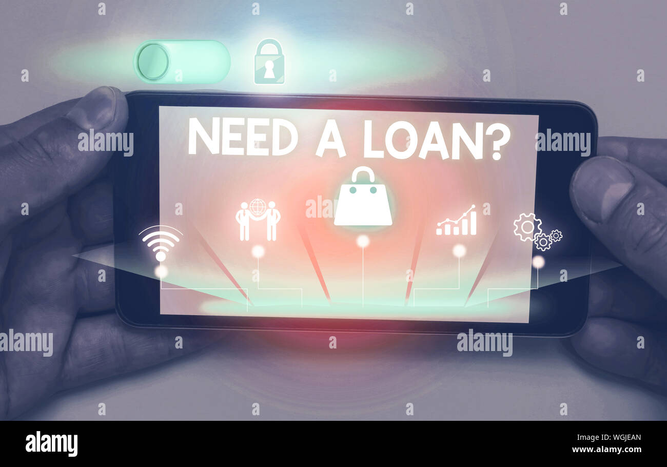 Word writing text Need A Loan Question. Business photo showcasing ...