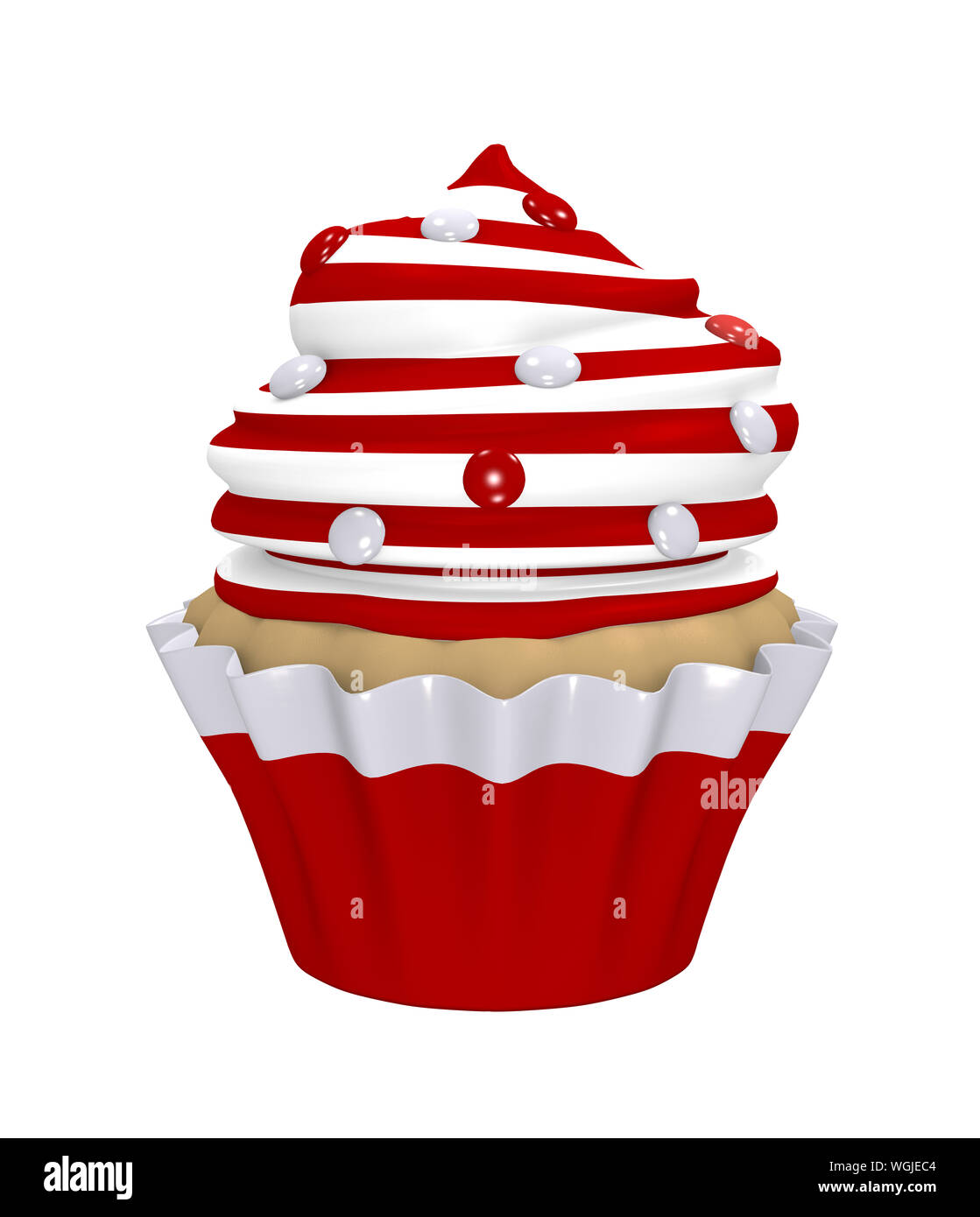 Red Cupcake Clipart