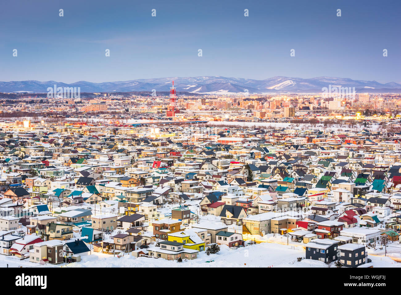 Asahikawa skyline hi-res stock photography and images - Alamy