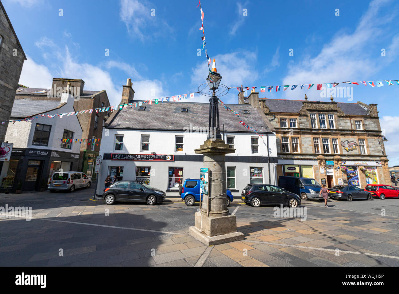 Market Cross,, Lerwick, Mainland, Shetland, Scotland, UK Stock Photo ...