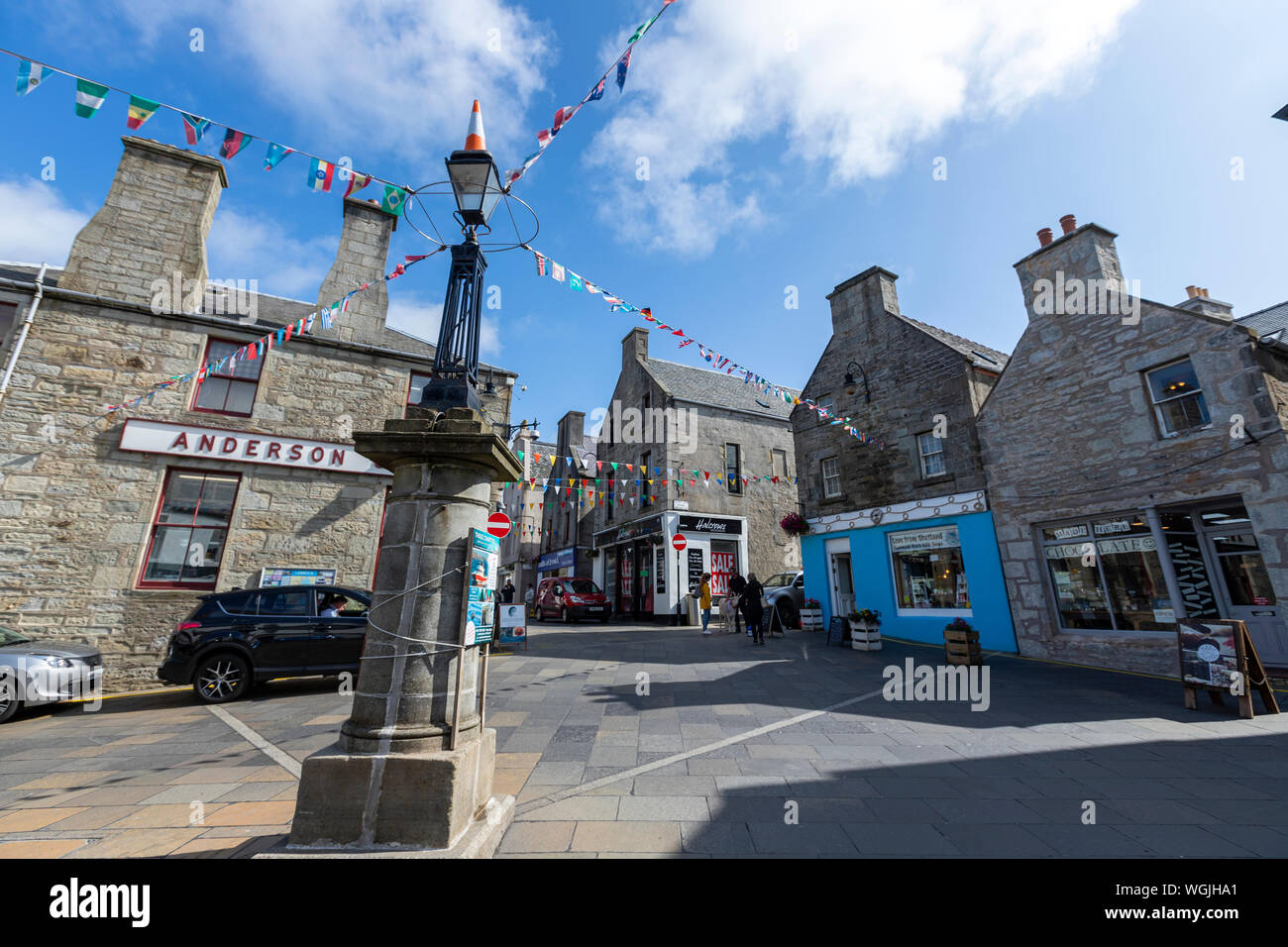 Market Cross,, Lerwick, Mainland, Shetland, Scotland, UK Stock Photo ...