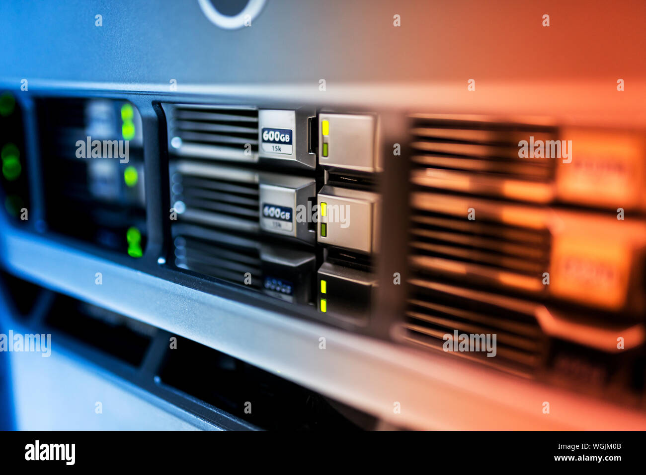 Data server close up hi-res stock photography and images - Alamy