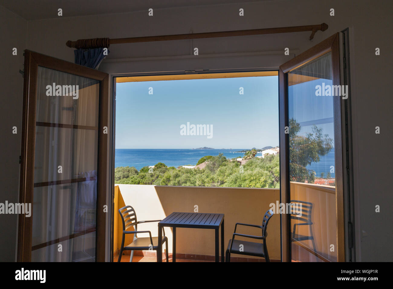 Open balcony view hi-res stock photography and images - Alamy