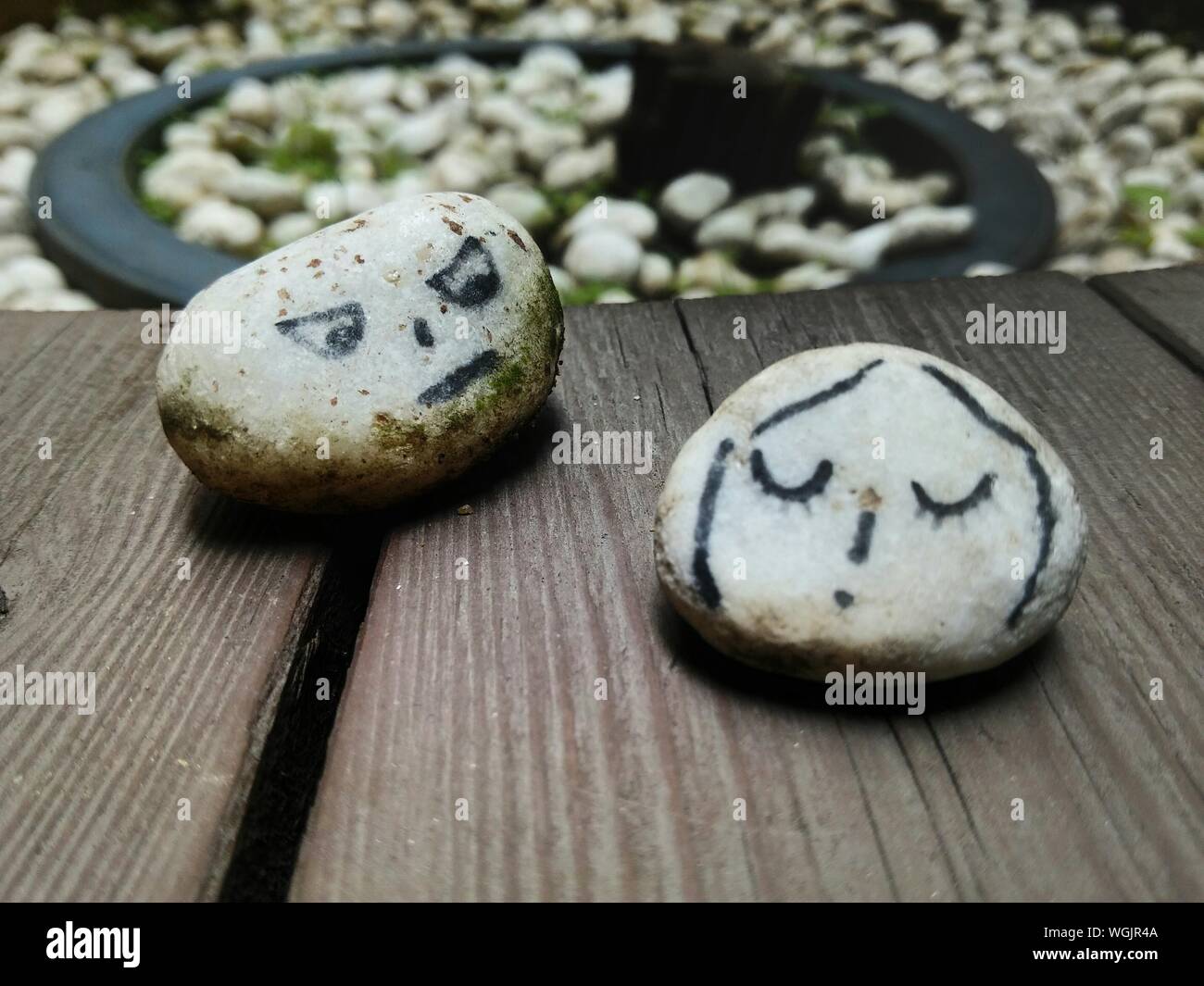 Focus on foreground human face hi-res stock photography and images - Alamy