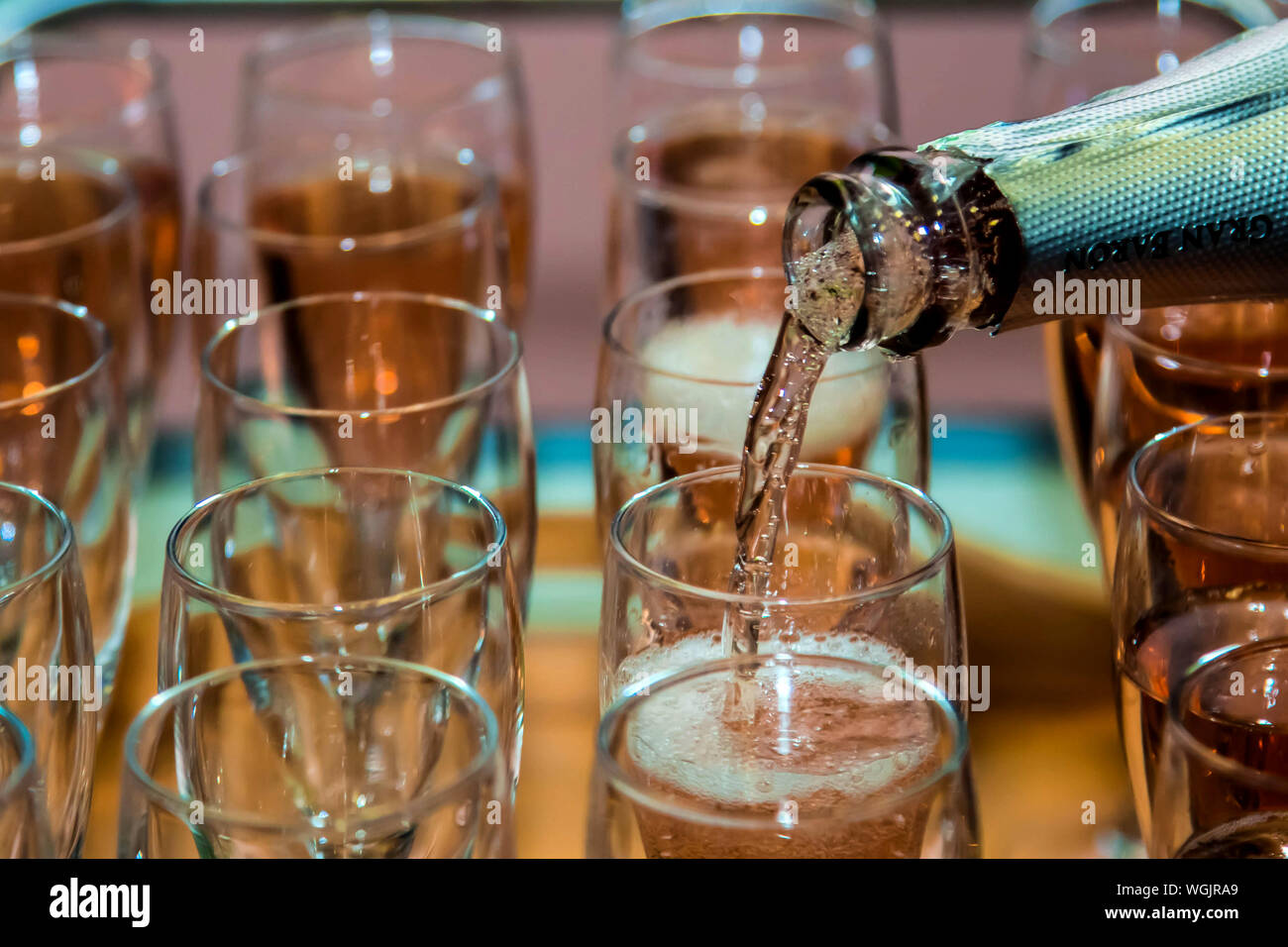 Pouring the alcohol hi-res stock photography and images - Alamy