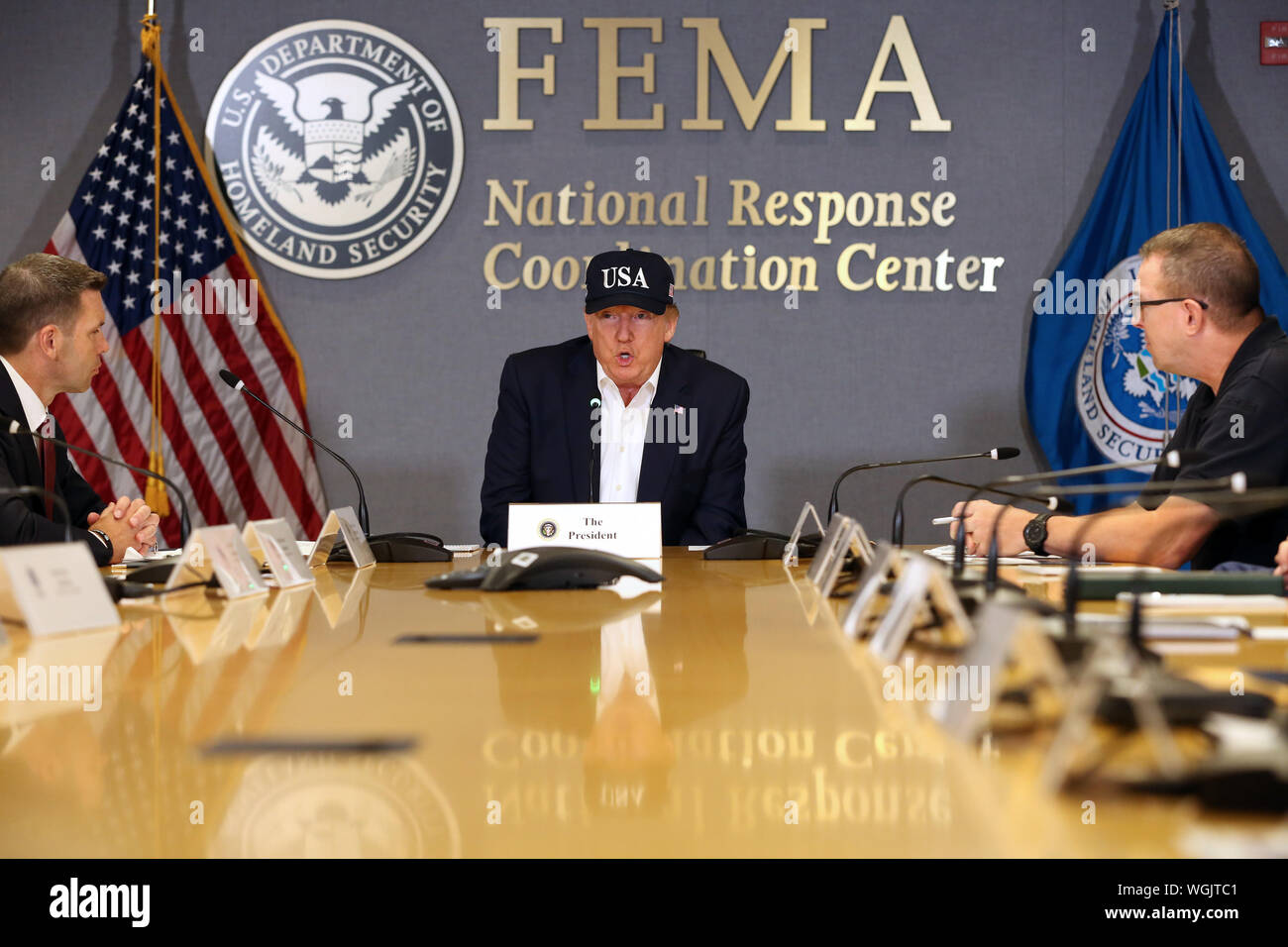 Washington DC, USA. 1st Sept 2019. President Donald J. Trump attends a ...