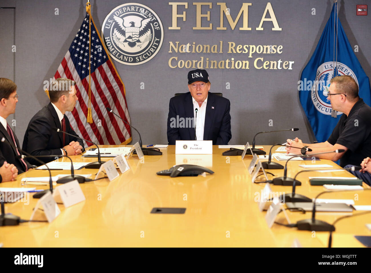 Washington DC, USA. 1st Sept 2019. President Donald J. Trump attends a ...