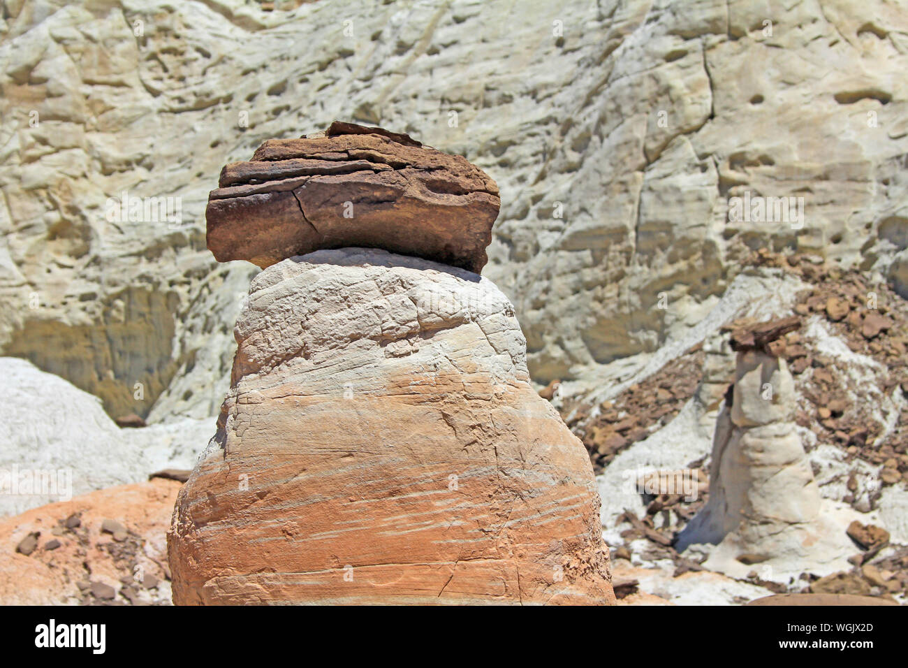 Colorful natural toadstool, Utah Stock Photo - Alamy