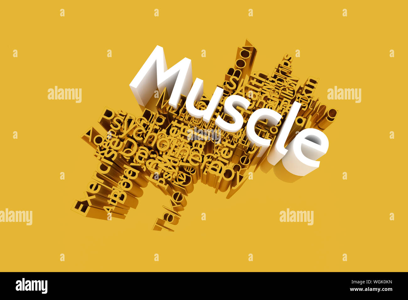 Muscle, health, lifestyle keyword words cloud. As graphic resource ...