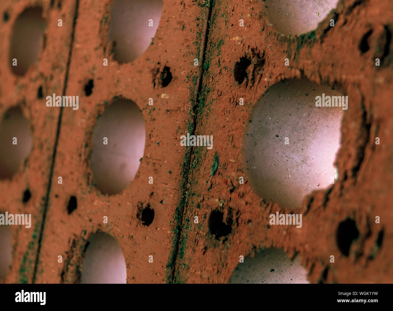 Bricks with holes hi-res stock photography and images - Alamy