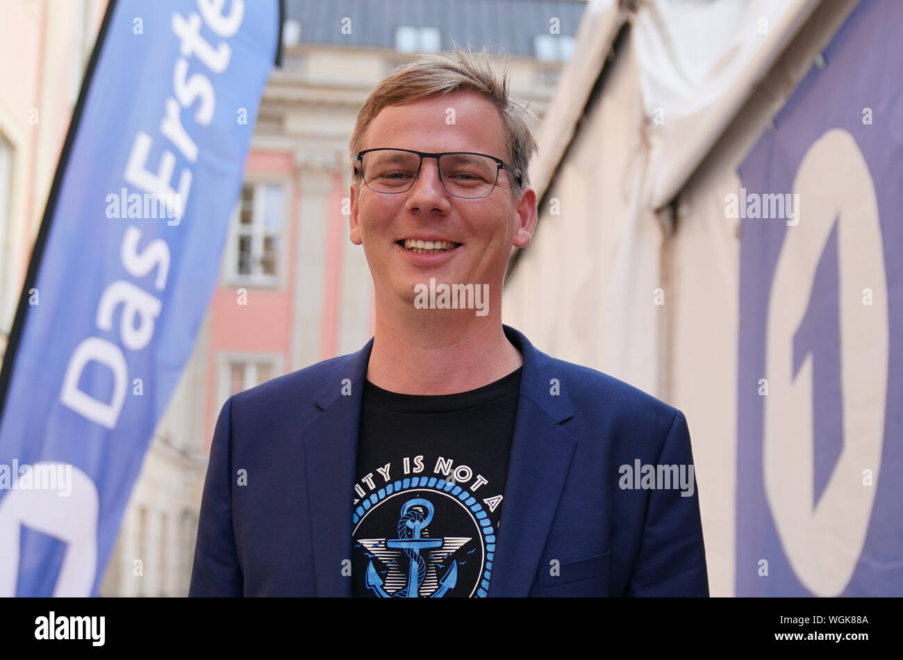 Potsdam, Germany. 01st Sep, 2019. Sebastian Walter, top candidate of ...