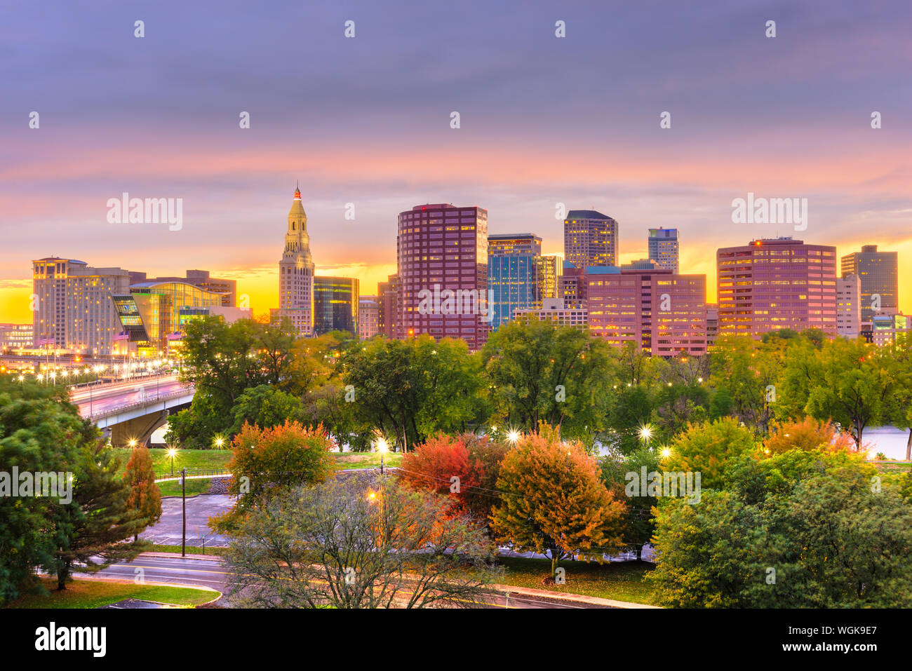 Hartford connecticut aerial hi-res stock photography and images - Alamy