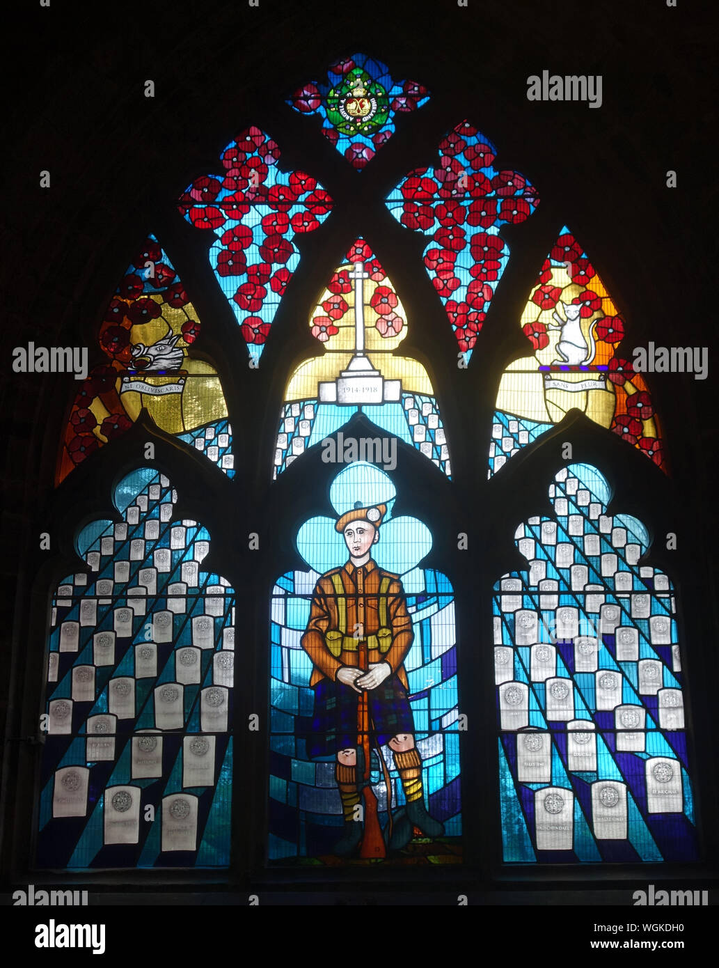 The Argyll and Sutherland Highlanders Great War window, Church of the ...