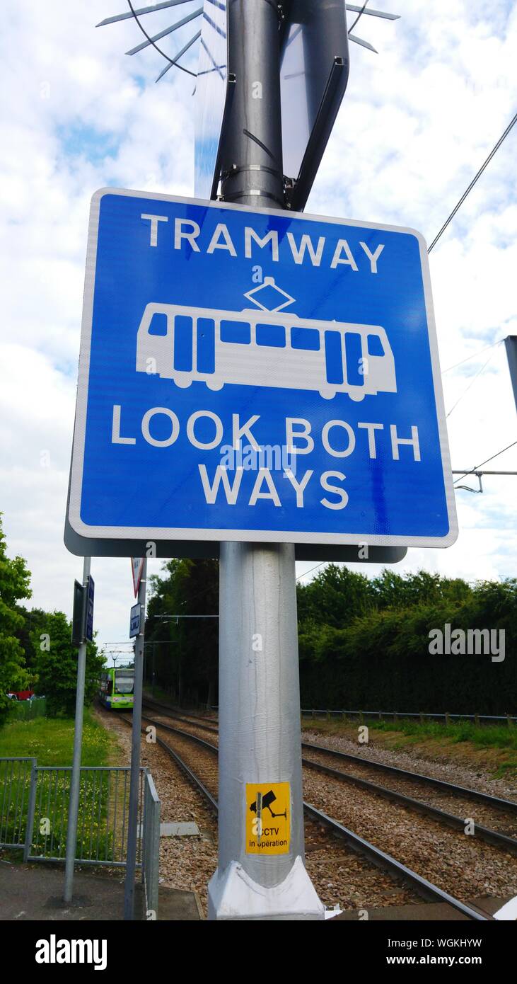 Tramway Sign High Resolution Stock Photography and Images - Alamy