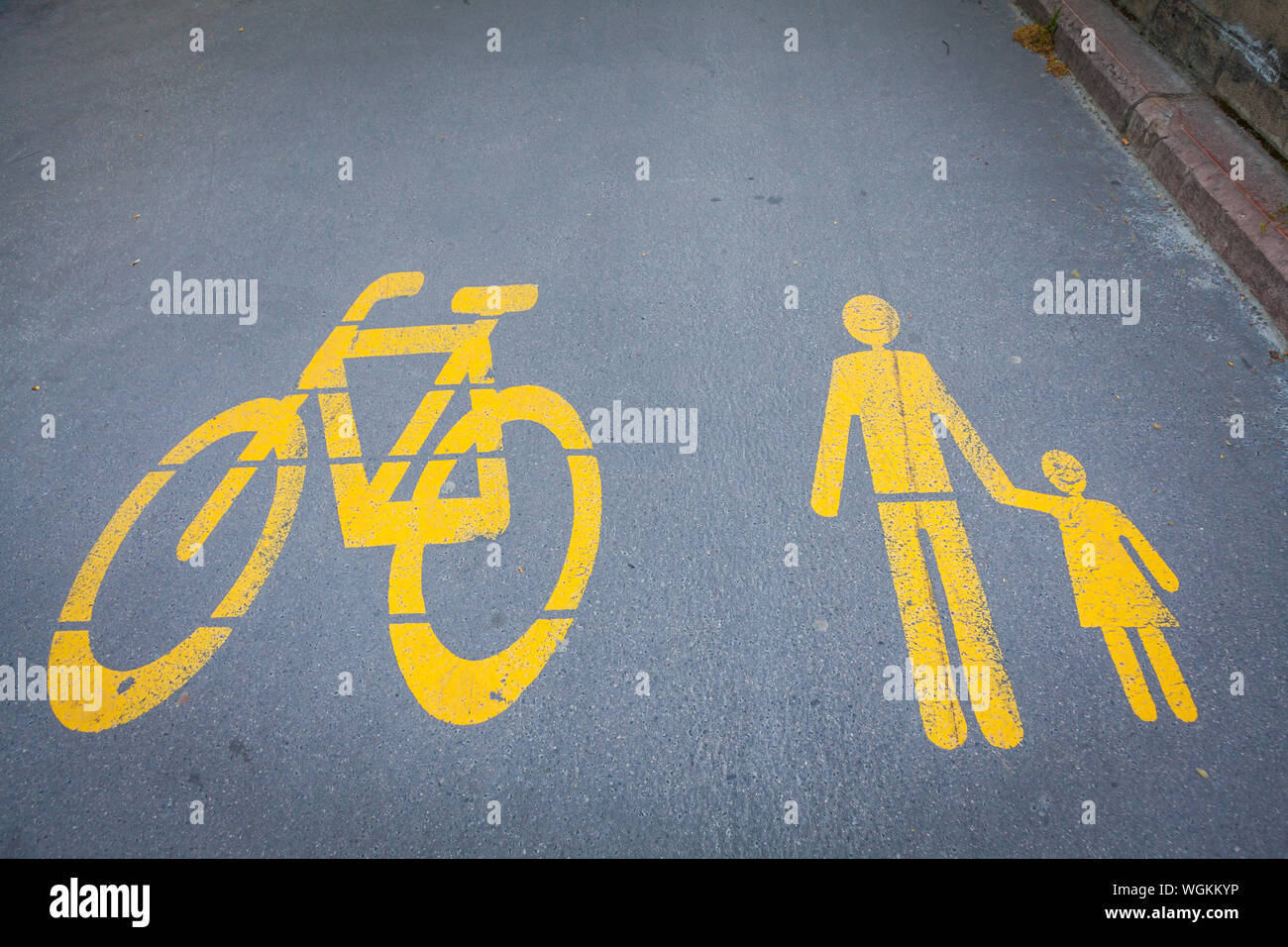 Ecological bicycle transport signal hi-res stock photography and images ...