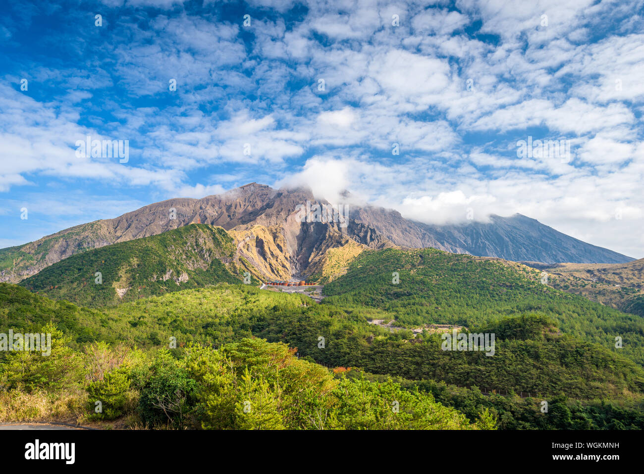 Sakurajima Volcano Crater in Kagoshima, Japan Stock Photo - Alamy