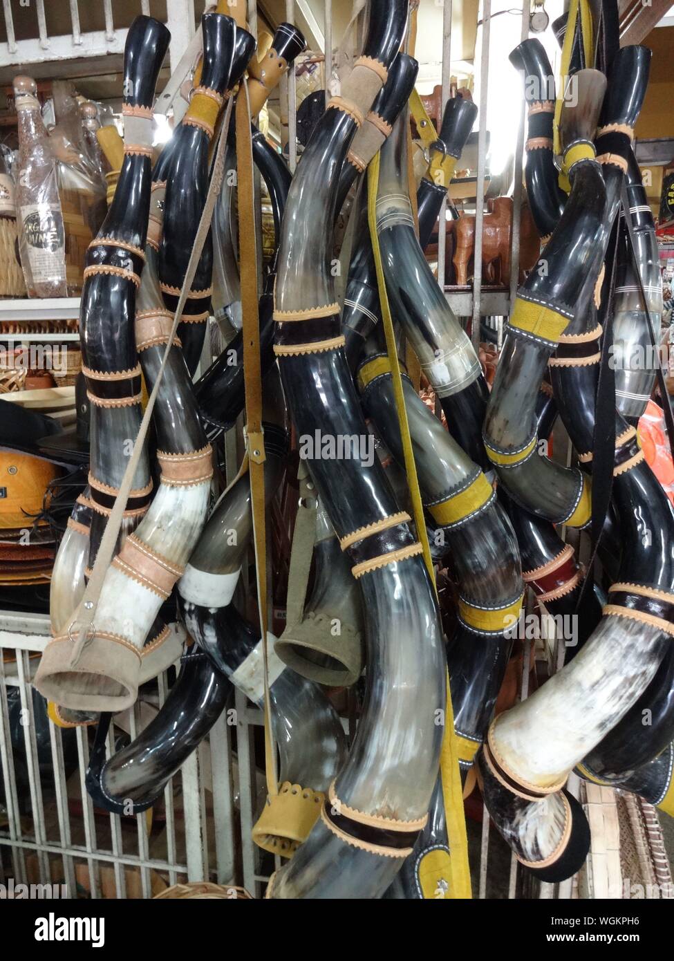 Old wind instruments hi-res stock photography and images - Alamy