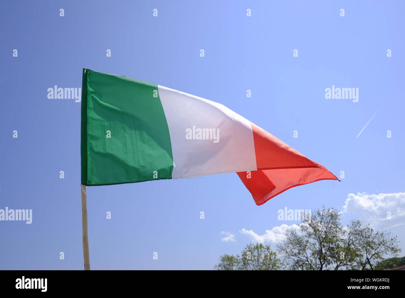Italian Flag Waving High Resolution Stock Photography and Images - Alamy