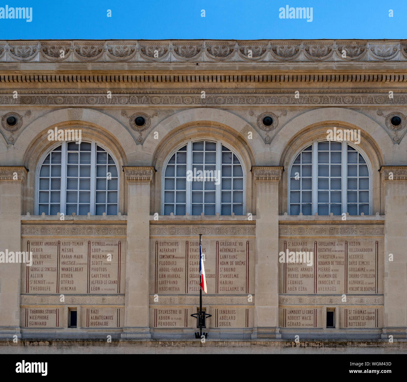 PARIS, FRANCE - AUGUST 04, 2018: Exterior view of Sainte-Genevieve ...
