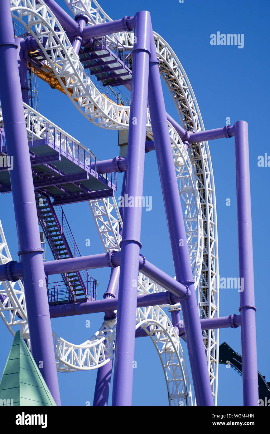 Part of a roller coaster hi-res stock photography and images - Alamy