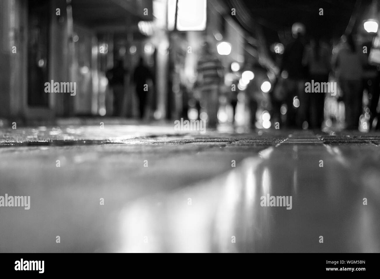 Surface Level Of Road Stock Photo - Alamy