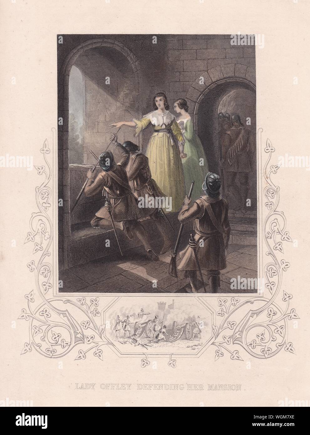 Lady offley defending her mansion hi-res stock photography and images ...